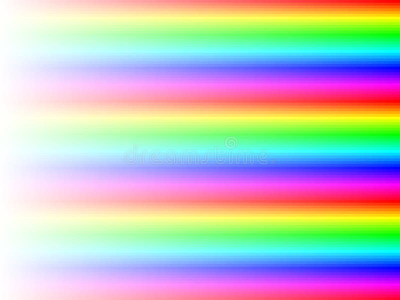 Rainbow Stripes Gradient with Squares Mosaic Pattern, White Background ...