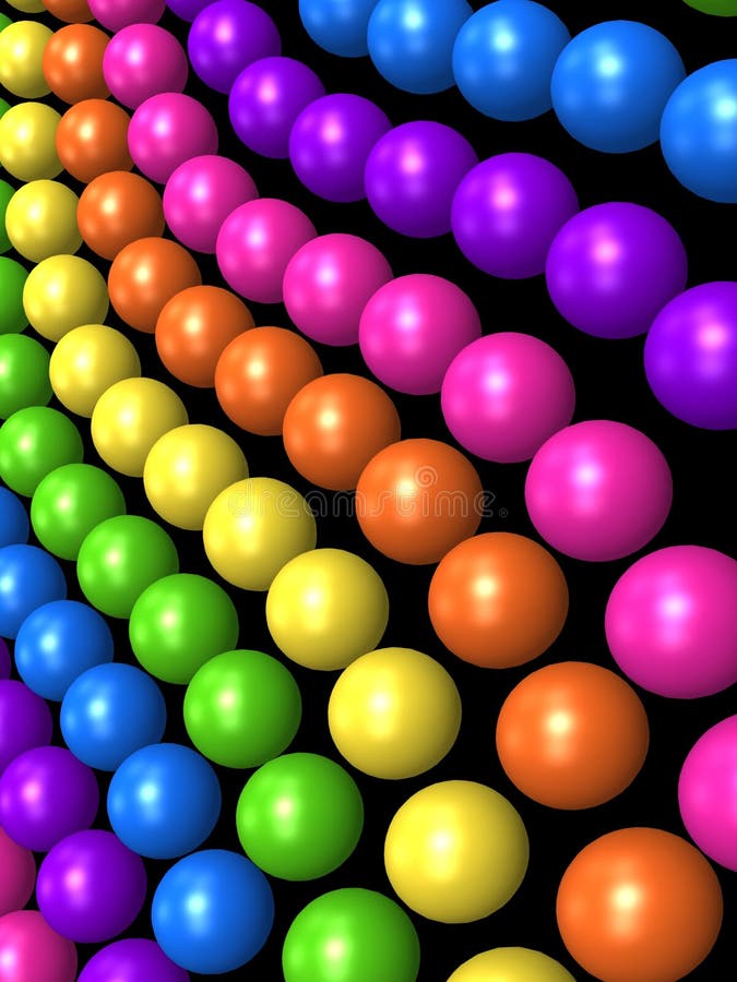 Rainbow ball stock illustration. Illustration of multi - 3943398