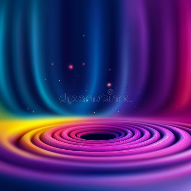 Rainbow Swirl Background. Rainbow Trippy Psychedelic Wallpaper Stock ...