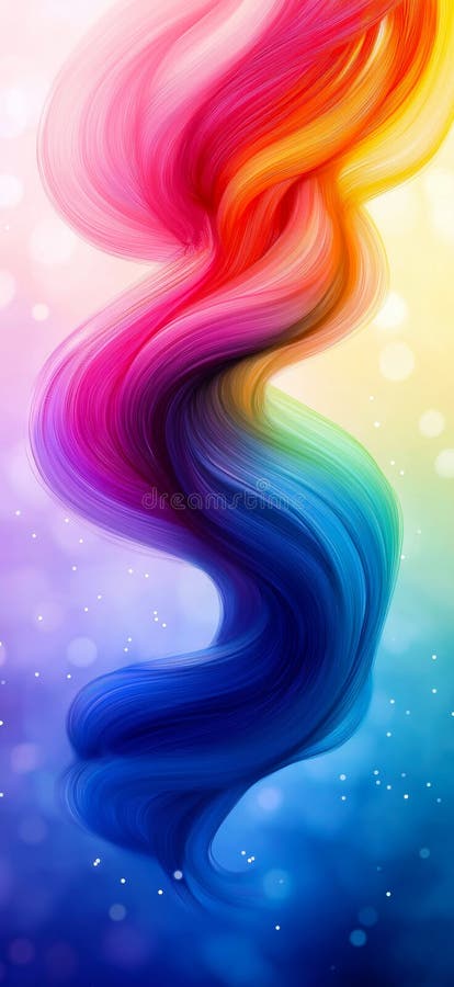 Rainbow Swirl Background. Rainbow Trippy Psychedelic Wallpaper Stock ...
