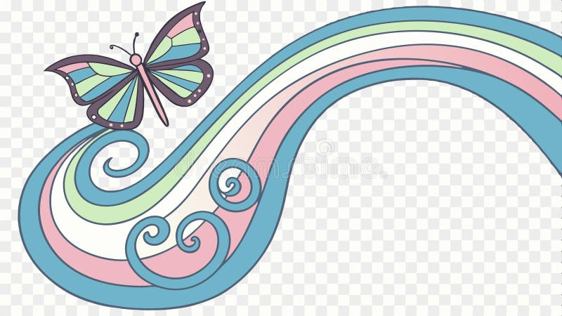 Rainbow Swirl Design, Colorful Abstract Art Vector Design Generative AI ...