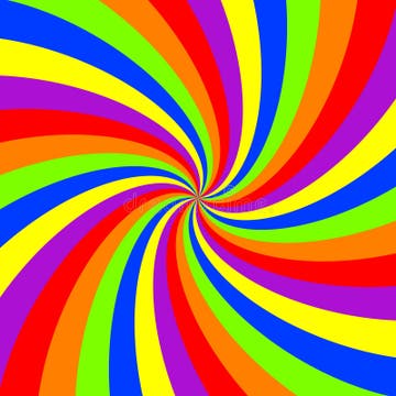 Rainbow swirl pattern stock vector. Illustration of abstract - 16227896