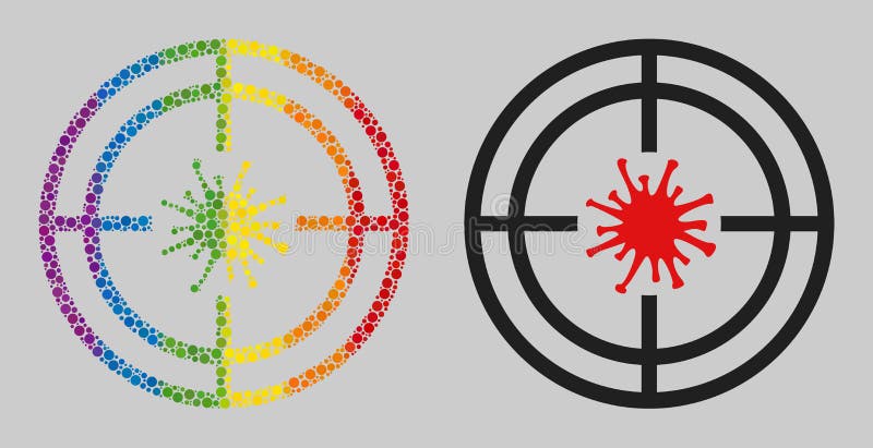 Target Round Circle Rainbow Stock Illustrations – 198 Target Round ...