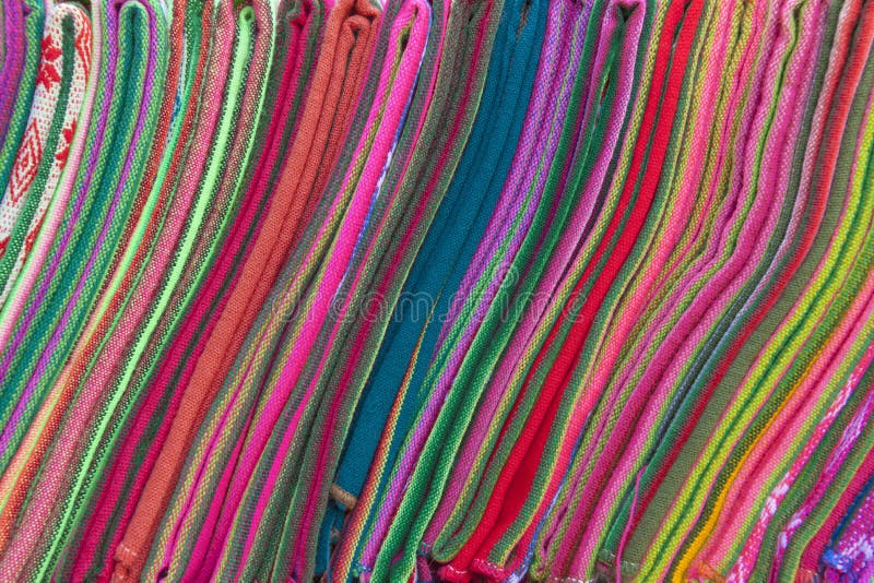 Rainbow textile stock photo. Image of stripes, striking - 31823874