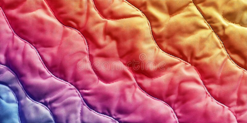 Rainbow Texture Background: Colorful Abstract Waves Stock Illustration ...