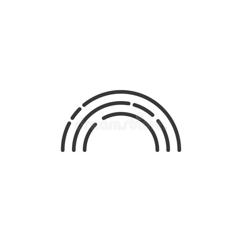 Thin Line Rainbow Icon Stock Illustrations – 2,500 Thin Line Rainbow ...