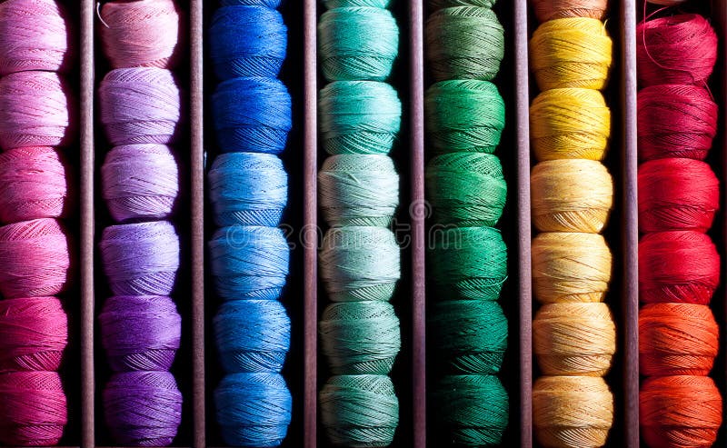 544 Rainbow Colour Sewing Threads Stock Photos - Free & Royalty-Free ...