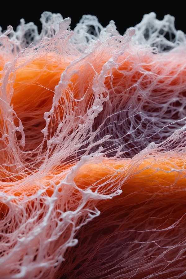 A Rainbow of Threads Entangled in a Whirlwind of Color Stock Image ...