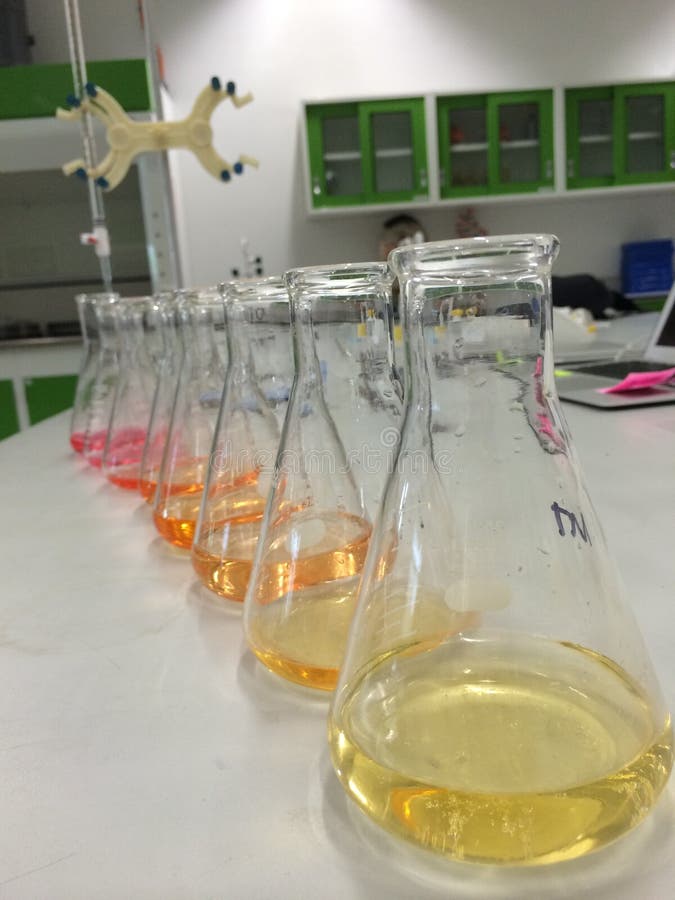 Rainbow titration stock image. Image of solutions, rainbow - 71502409