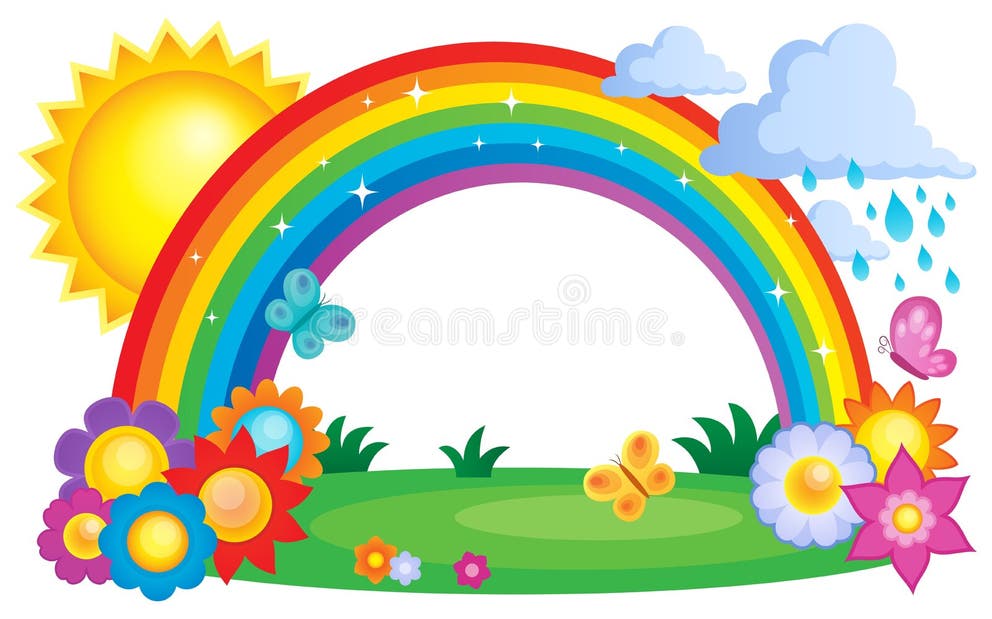 Rainbow topic image 2 stock vector. Illustration of light - 49621001