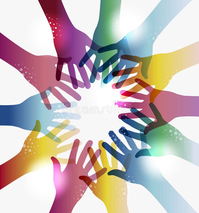 Circle Diversity Hands Stock Illustrations – 7,159 Circle Diversity ...