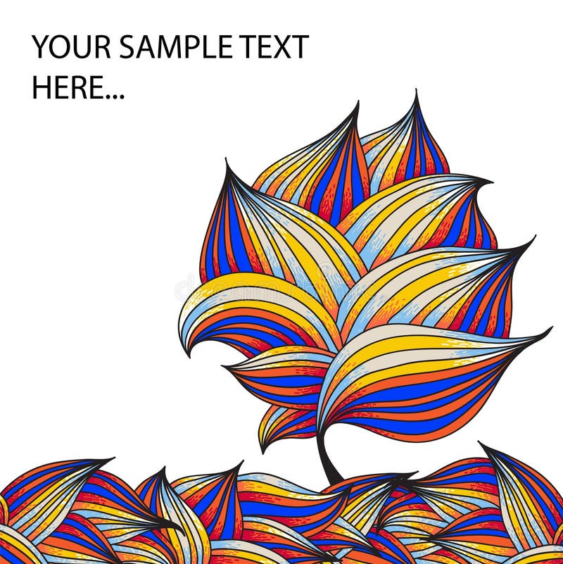 Rainbow tree stock vector. Illustration of graphic, leaf - 53385302