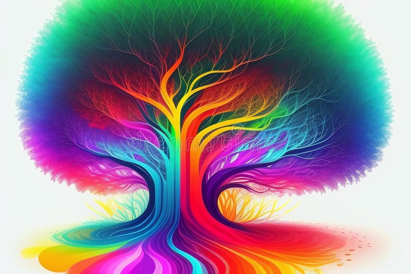 Rainbow Soul Tree Stock Photos - Free & Royalty-Free Stock Photos from ...