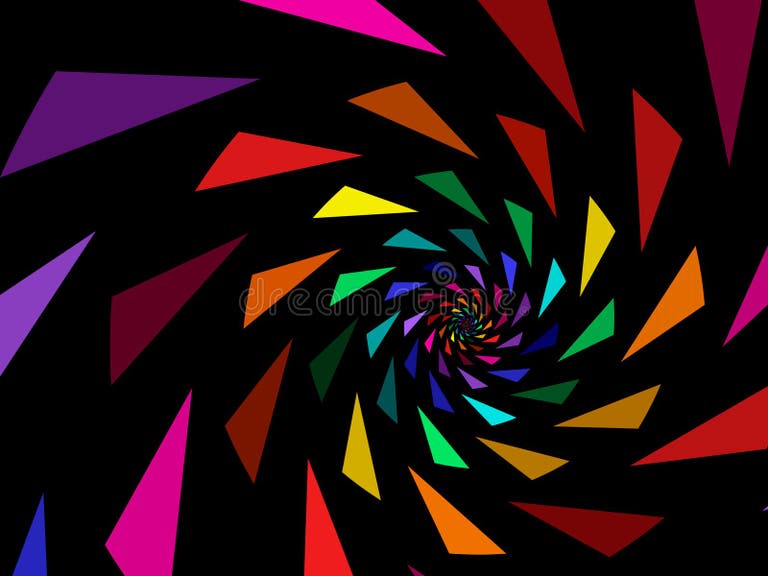 Rainbow Triangles stock illustration. Illustration of glbt - 5531243