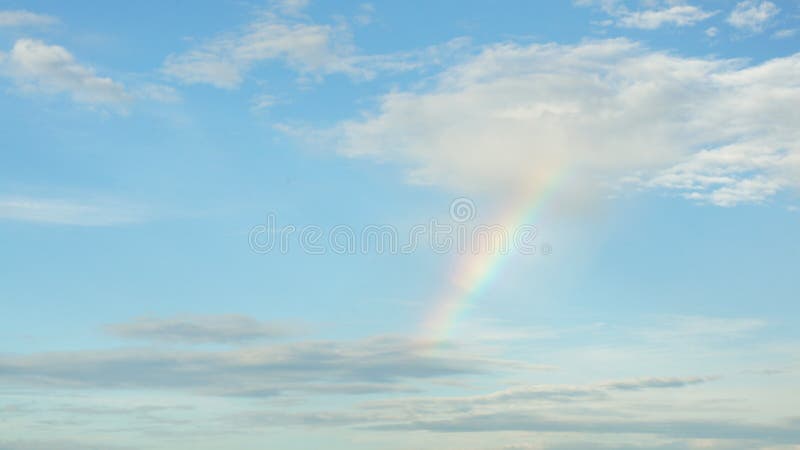 Colorful Rainbow at Tropical Island of Borneo Stock Photo - Image of ...