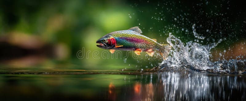 Leaping Trout Sparkling Water Stock Photos - Free & Royalty-Free Stock ...
