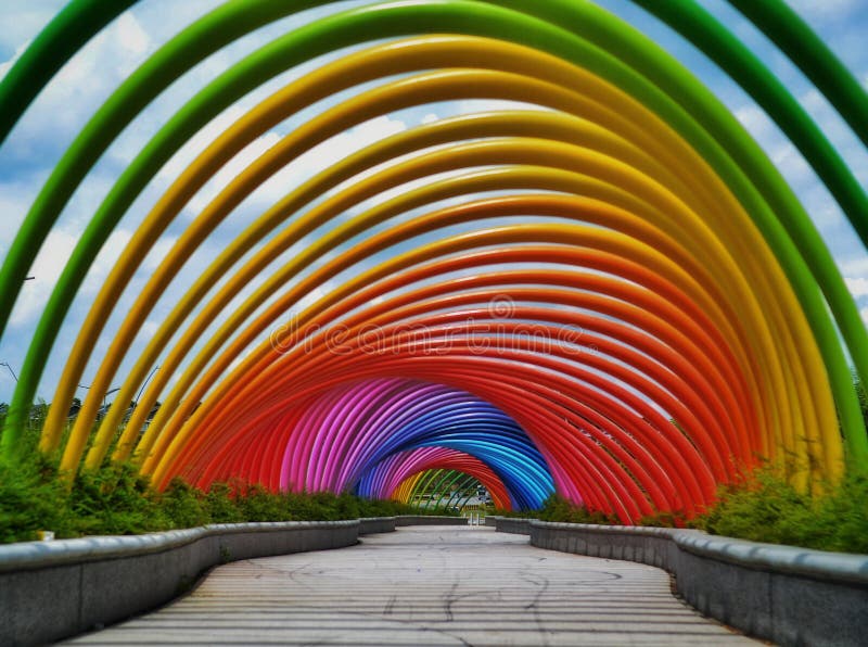 712 Rainbow Light Tunnel Stock Photos - Free & Royalty-Free Stock ...