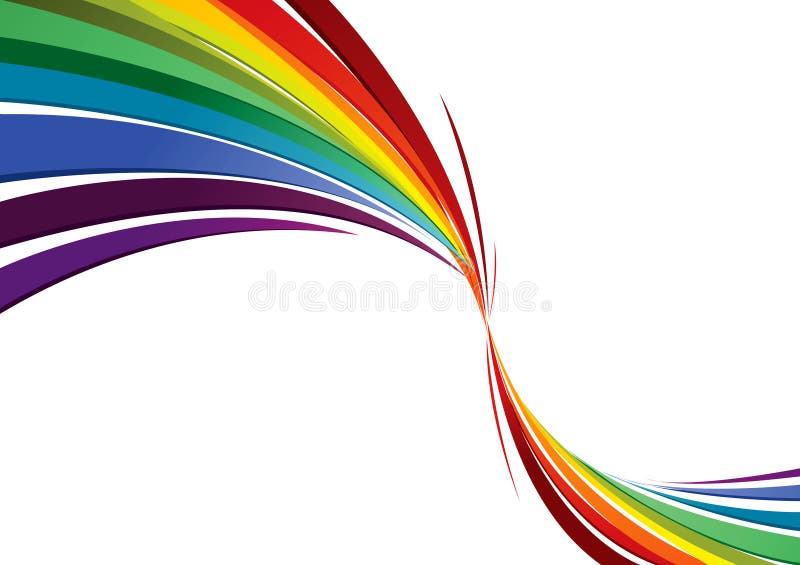 Rainbow twist stock vector. Illustration of backdrop - 16020920