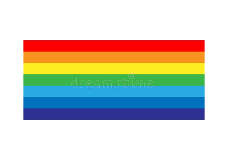 Rainbow Vector Illustration Colorful Abstract Design Stock