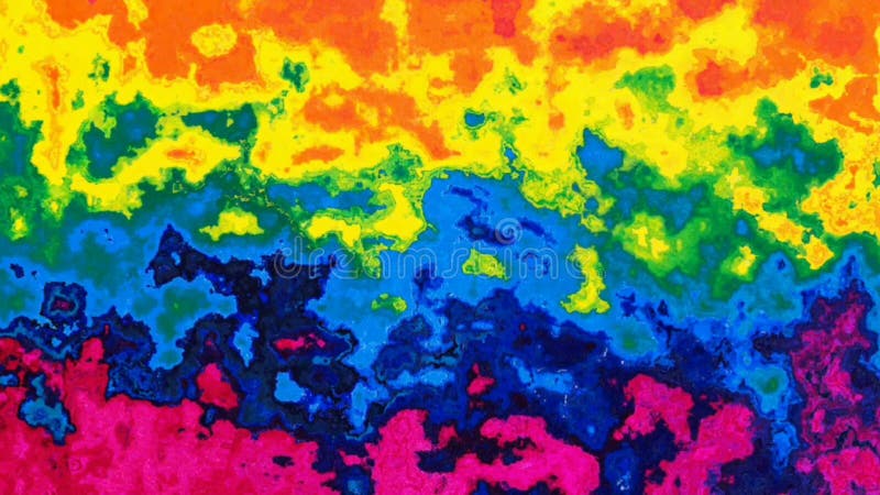 Multicolor Vibrant Colors Wavy Animation for Motion Design and Visual ...