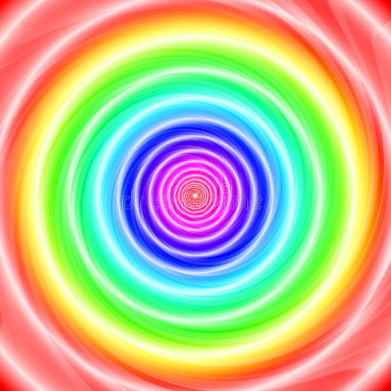 Rainbow warp stock illustration. Illustration of circle - 36903273