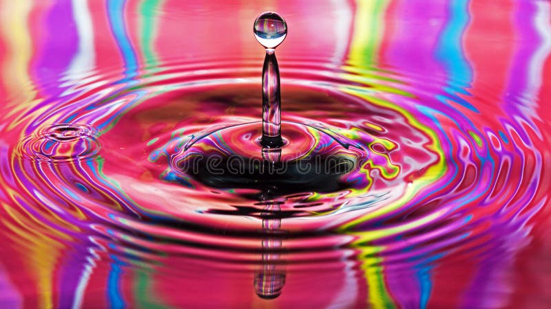 Colorful water drop stock photo. Image of colorful, abstract - 15448768