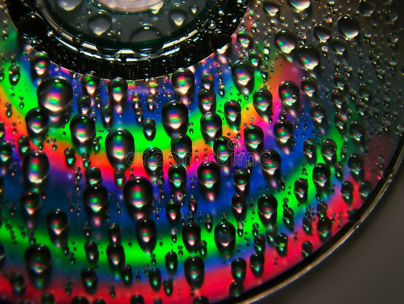 Rainbow water drops stock image. Image of droplet, rainbow - 14263609
