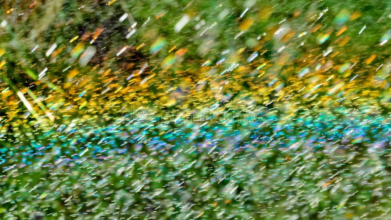 Rainbow with water drops stock photo. Image of water - 27013276