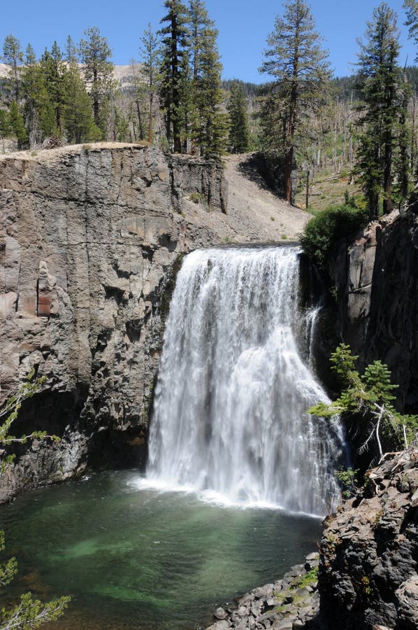 Rainbow waterfall stock photo. Image of beauty, mountains - 6429656