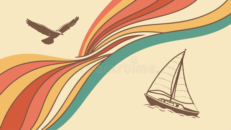 Rainbow Waves Design, Colorful Waves, Vibrant Background and Abstract ...