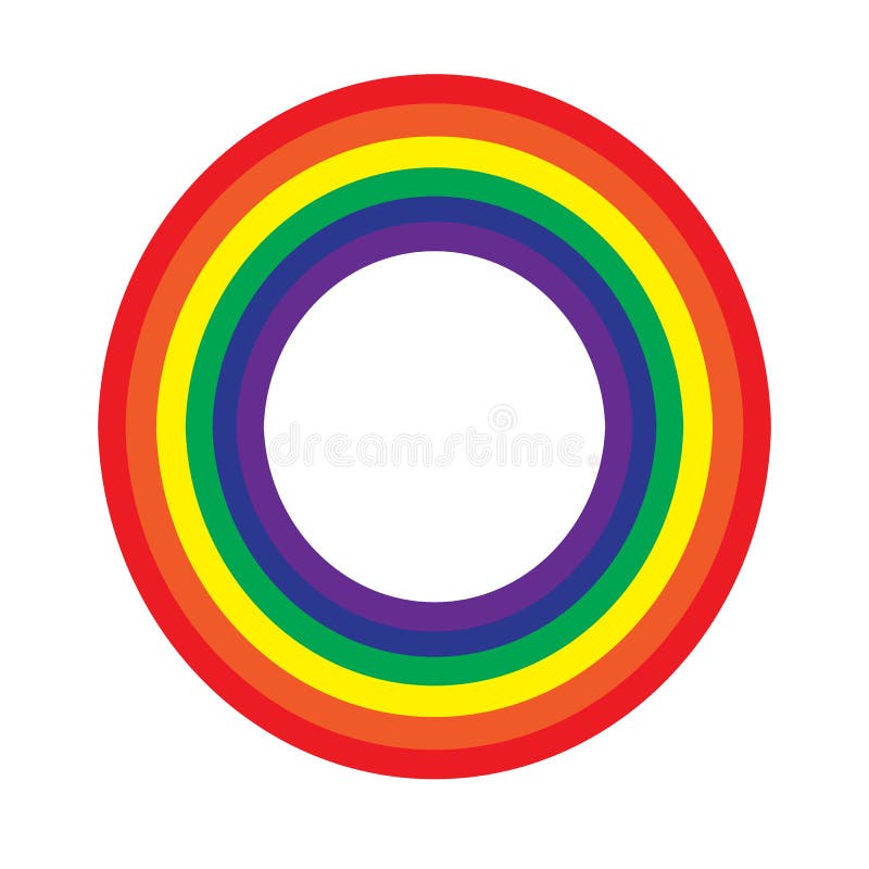 Rainbow Wheel stock vector. Illustration of dream, multicolor - 101582461