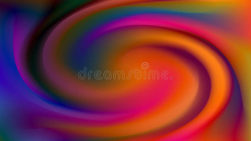 Rainbow Whirlpool Color Swirl Abstract Background Design Stock Vector ...