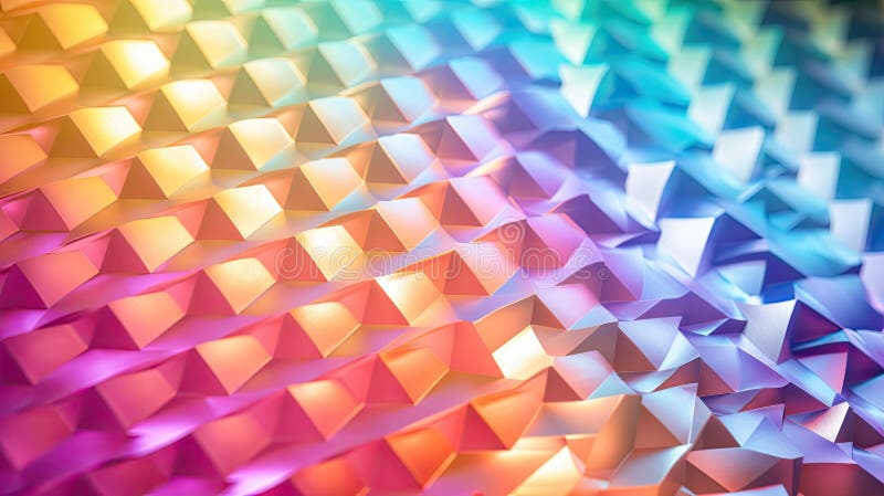 Rainbow Wooden Rhombusbackground Stock Illustration - Illustration of ...