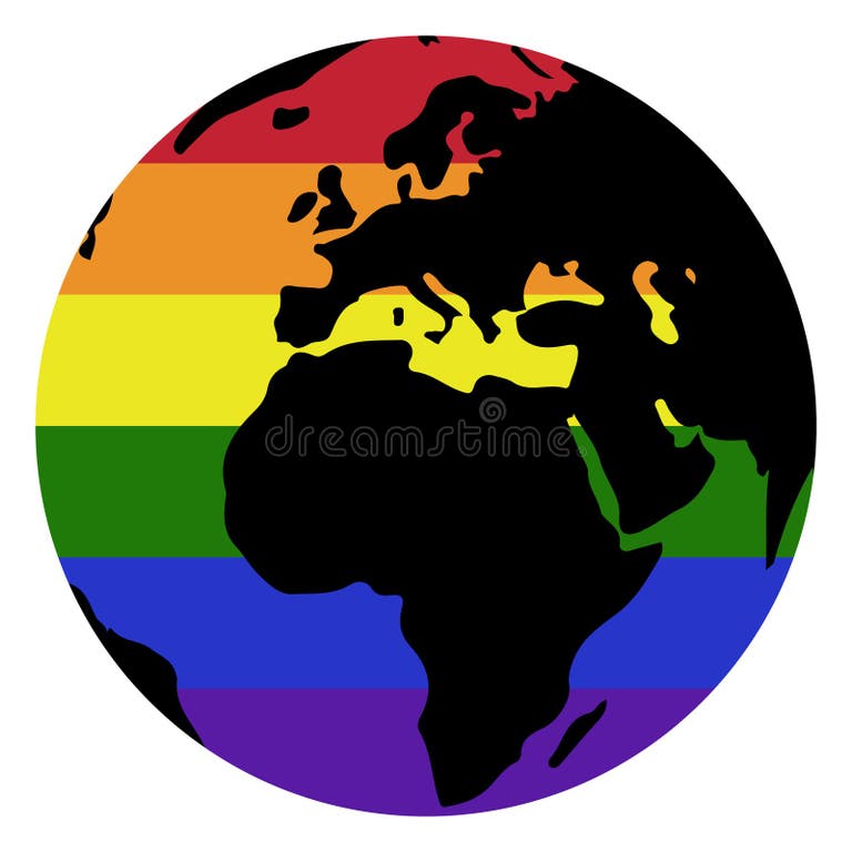 Rainbow World stock vector. Illustration of geometric - 118900698