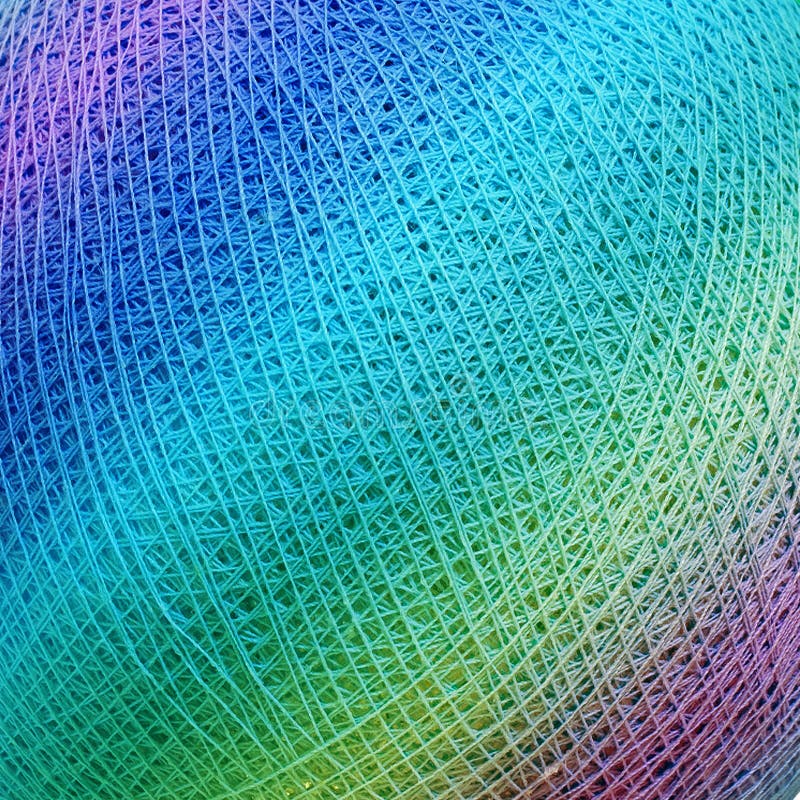 Rainbow Yarn stock photo. Image of thread, purple, rainbow - 12607302