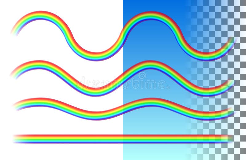 Straight Rainbows Stock Illustrations – 18 Straight Rainbows Stock ...