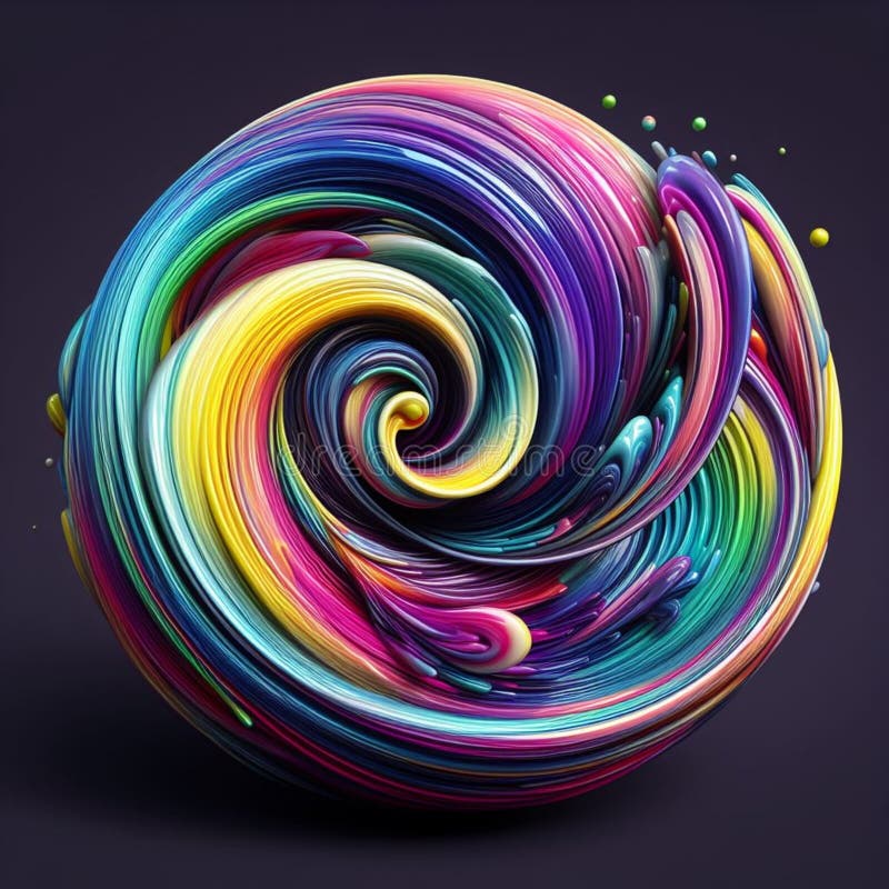 Rainbowvortex stock image. Image of unique, mesmerizing - 297772199