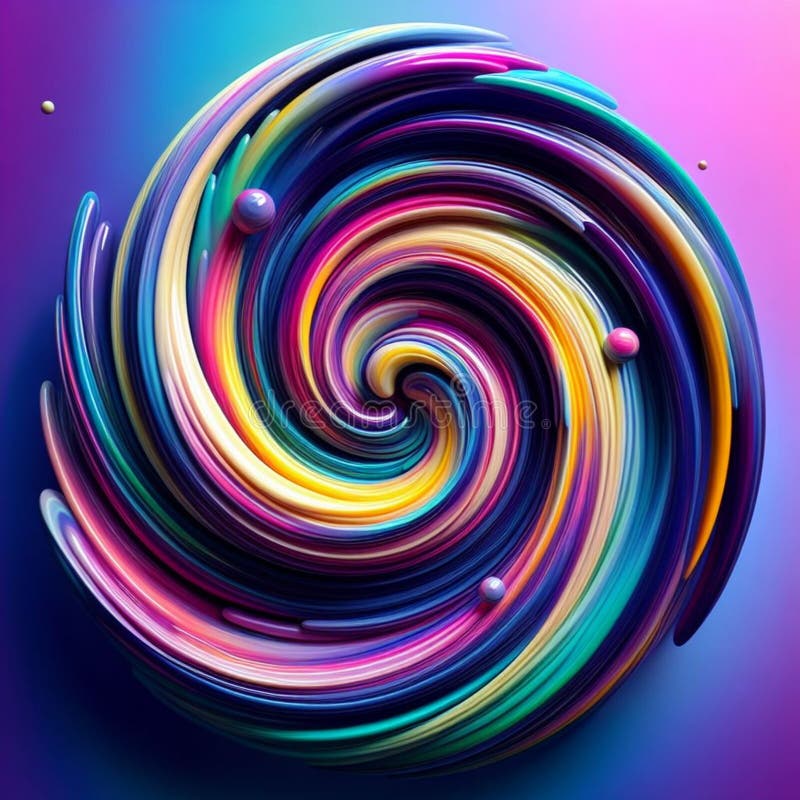 Rainbowvortex stock photo. Image of vibrant, mesmerizing - 297772288