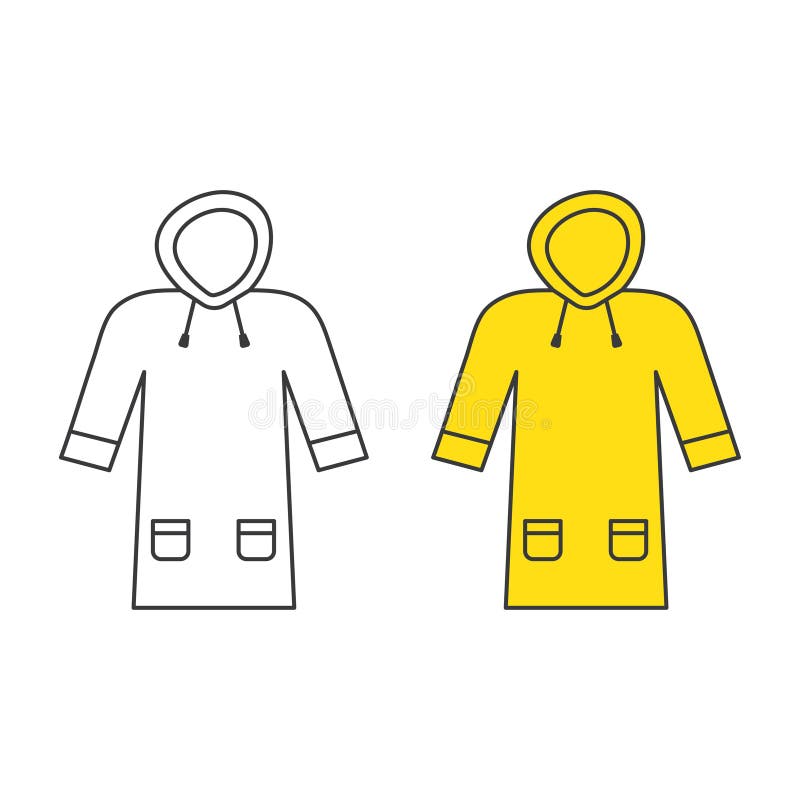 Raincoat Design Illustration Stock Vector - Illustration of city, style ...