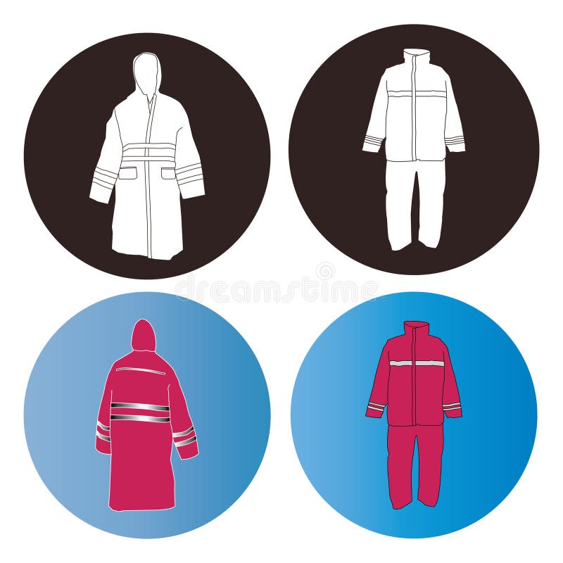 Raincoat icon design stock vector. Illustration of drawing - 330356547
