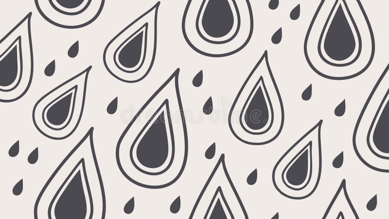 Raindrop Pattern Background, Abstract Weather Texture, Vector Design ...