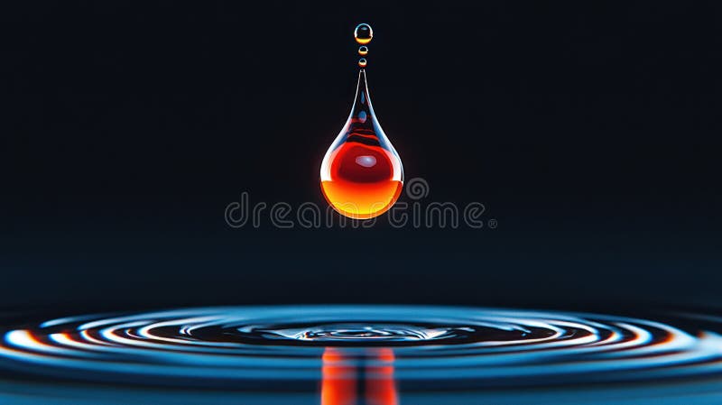 Raindrop Ripples: a Set of Water Effect Patterns Stock Illustration ...