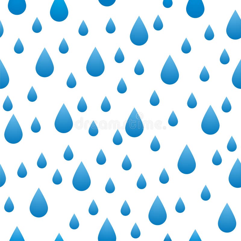 3-D Raindrops stock vector. Illustration of design, spring - 15376080