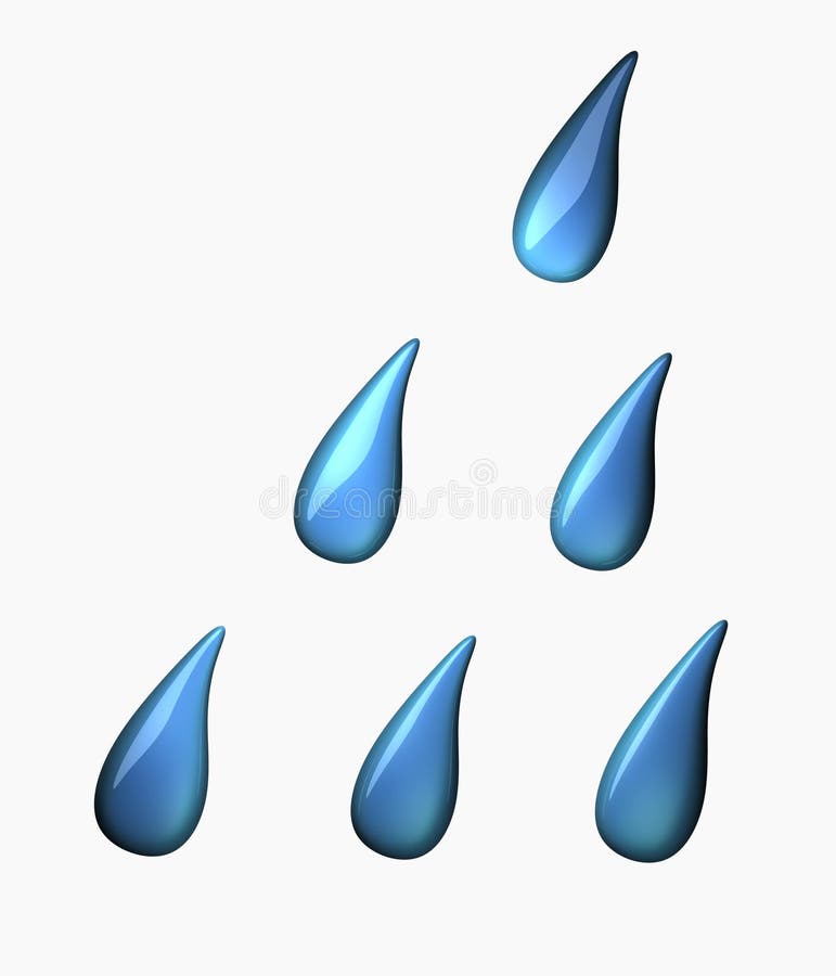 Blue Raindrops Stock Illustrations – 17,682 Blue Raindrops Stock ...