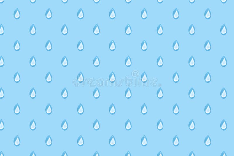 Raindrops on blue pattern stock illustration. Illustration of rain ...