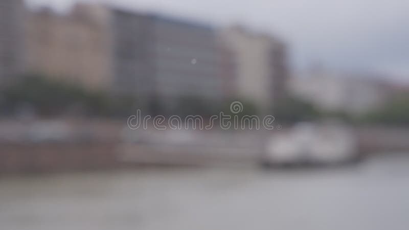 Raindrops on Blurry City Background Stock Footage - Video of blurred ...