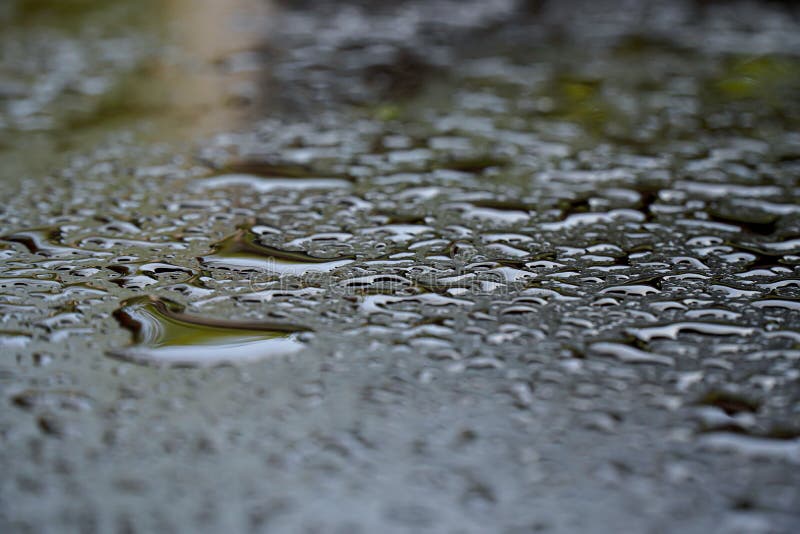 Raindrops on the Car Window. Drops Texture Stock Image - Image of relax ...
