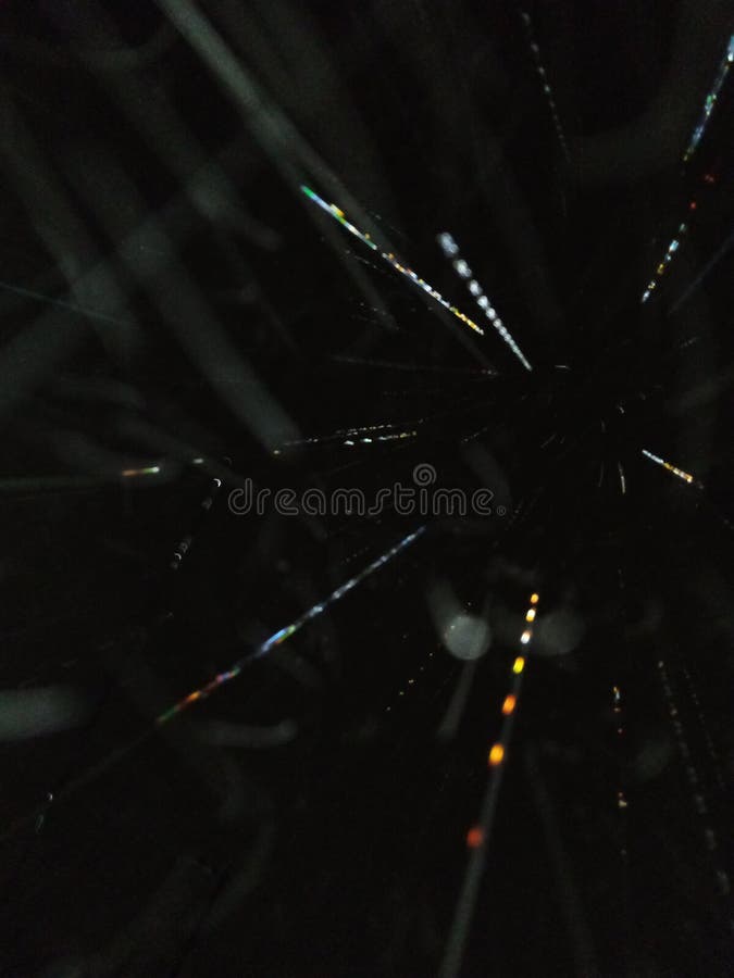 Raindrops in the Dark Night Stock Image - Image of dark, raindrops ...