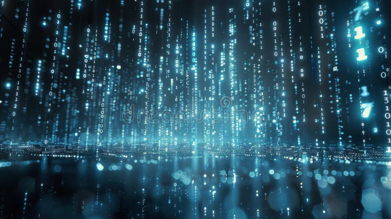 Rain Falling Down on a Dark Background Stock Image - Image of gloomy ...