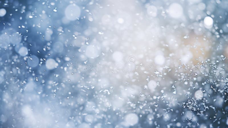 Raindrops Falling on a Blue Background Stock Illustration ...